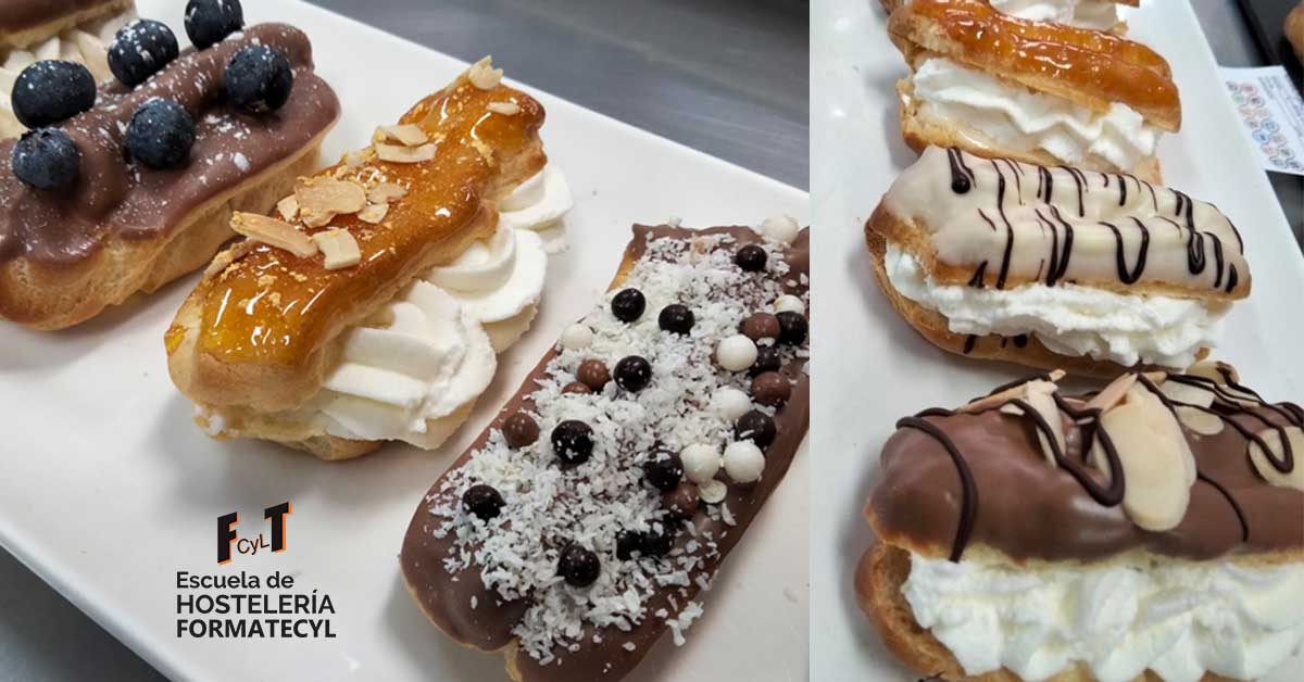 Receta de Eclair - Escuela de Hostelería Formatecyl - FORMATECYL